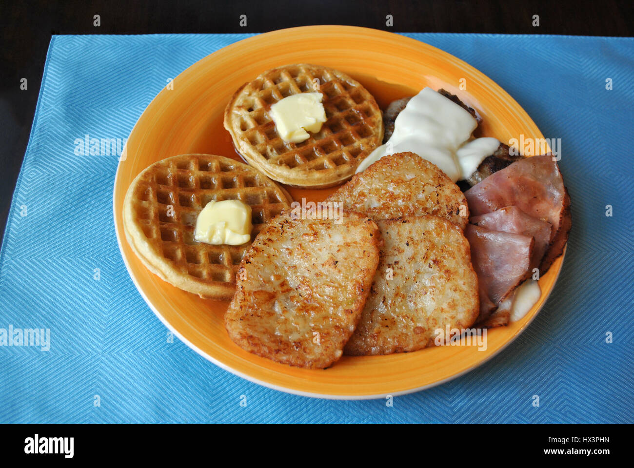 American food large plate hi-res stock photography and images - Alamy
