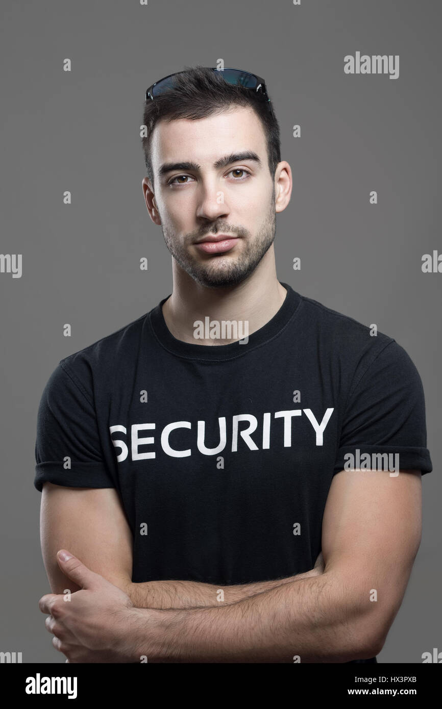 Handsome bodyguard hi-res stock photography and images - Alamy
