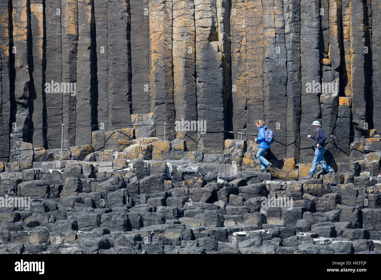 Fingal's Cave, Staffa Island, Scotland Stock Photo - Alamy