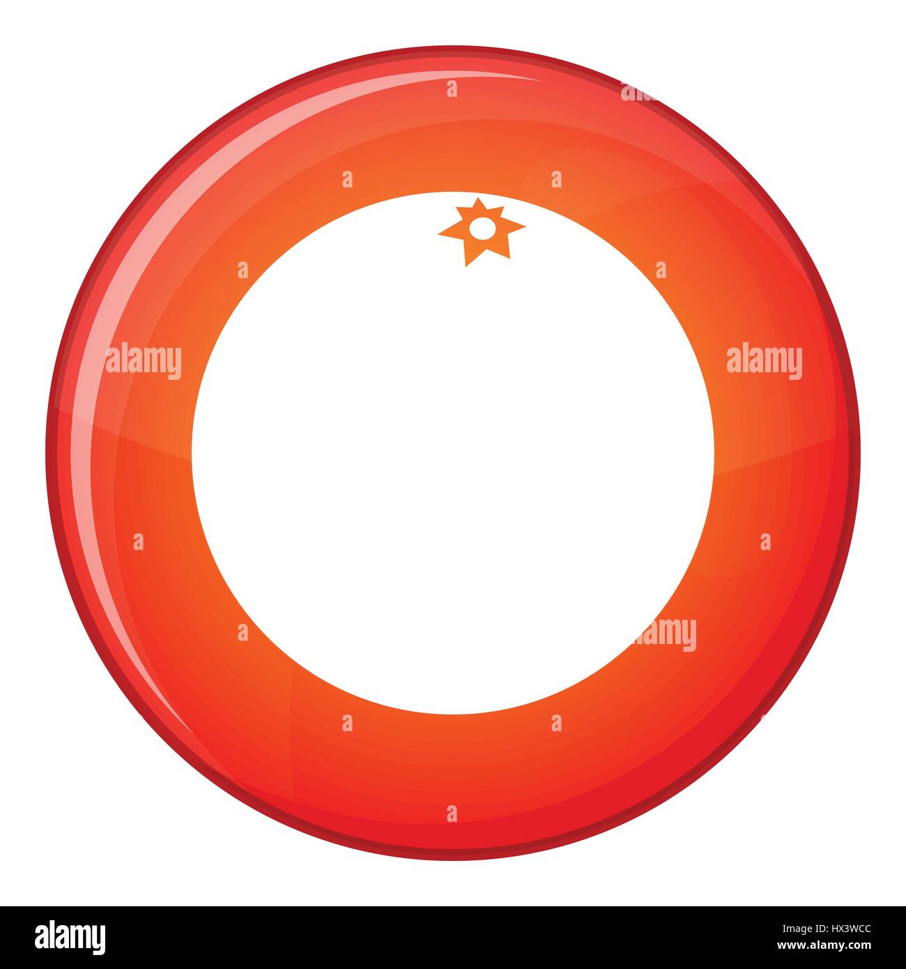 Mandarin icon, flat style Stock Vector Image & Art - Alamy