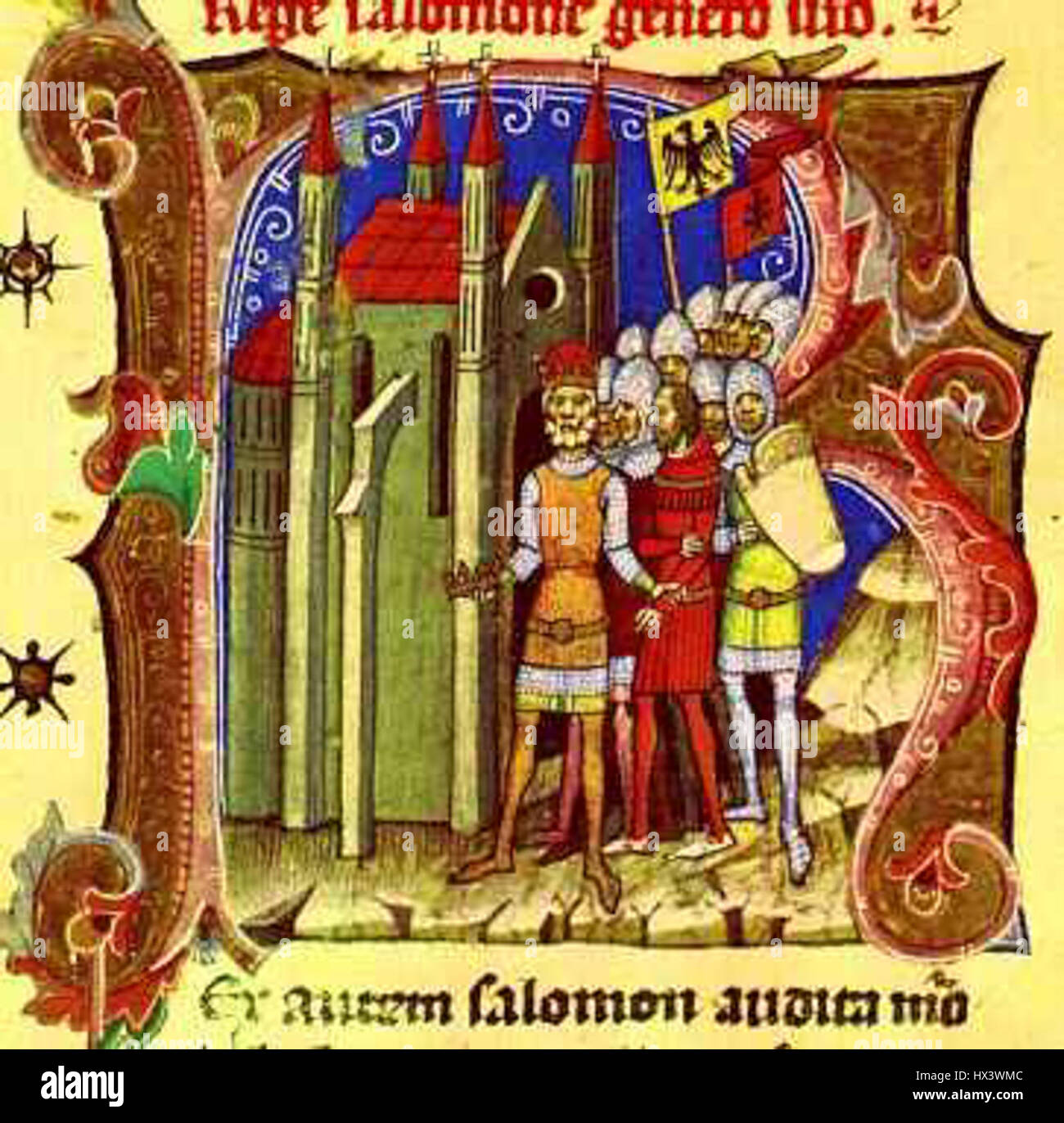 *Henry IV Cisar* refers to a depiction of Holy Roman Emperor Henry IV ...