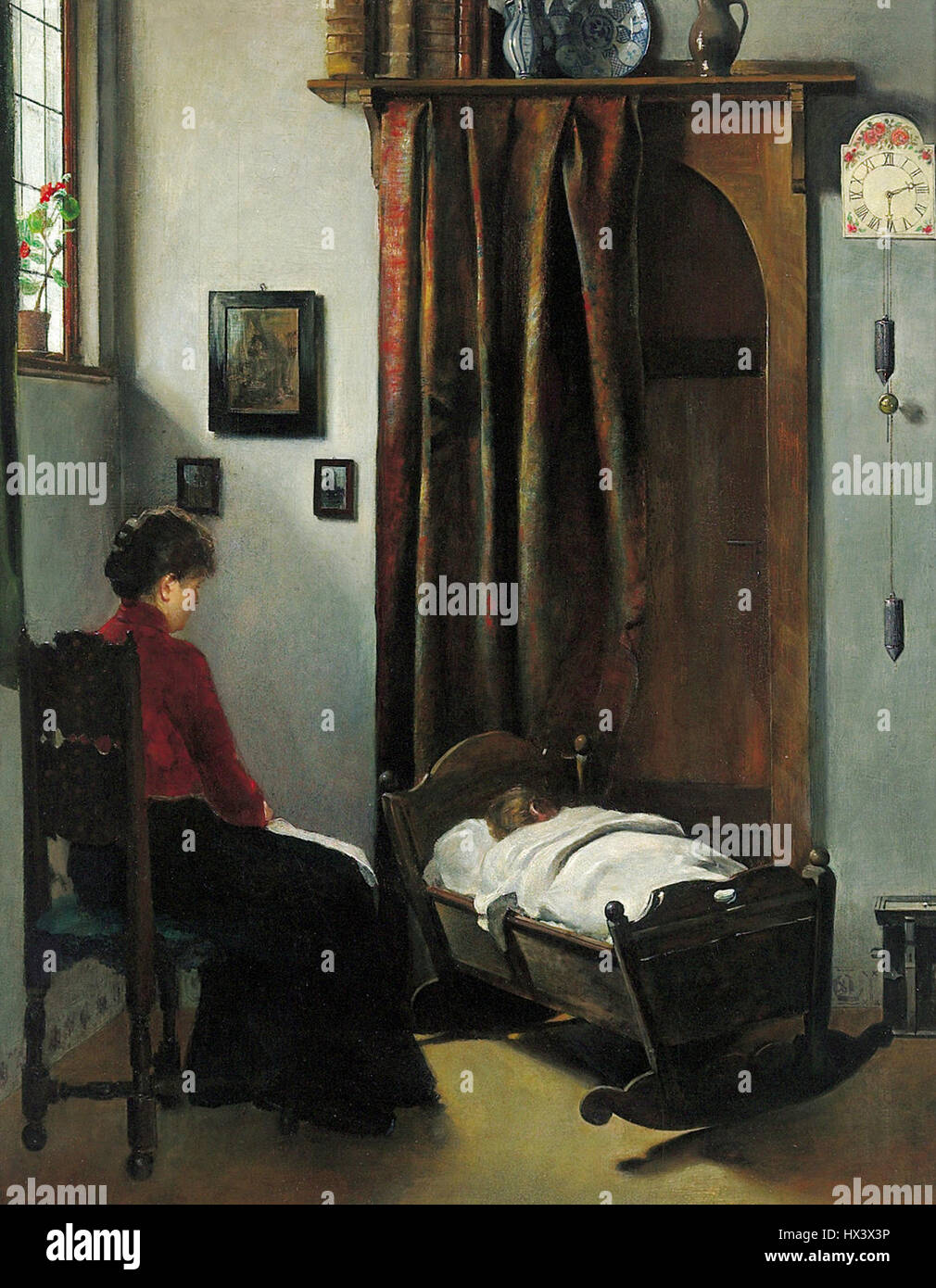 Hermann Graf Well guarded sleep Stock Photo - Alamy