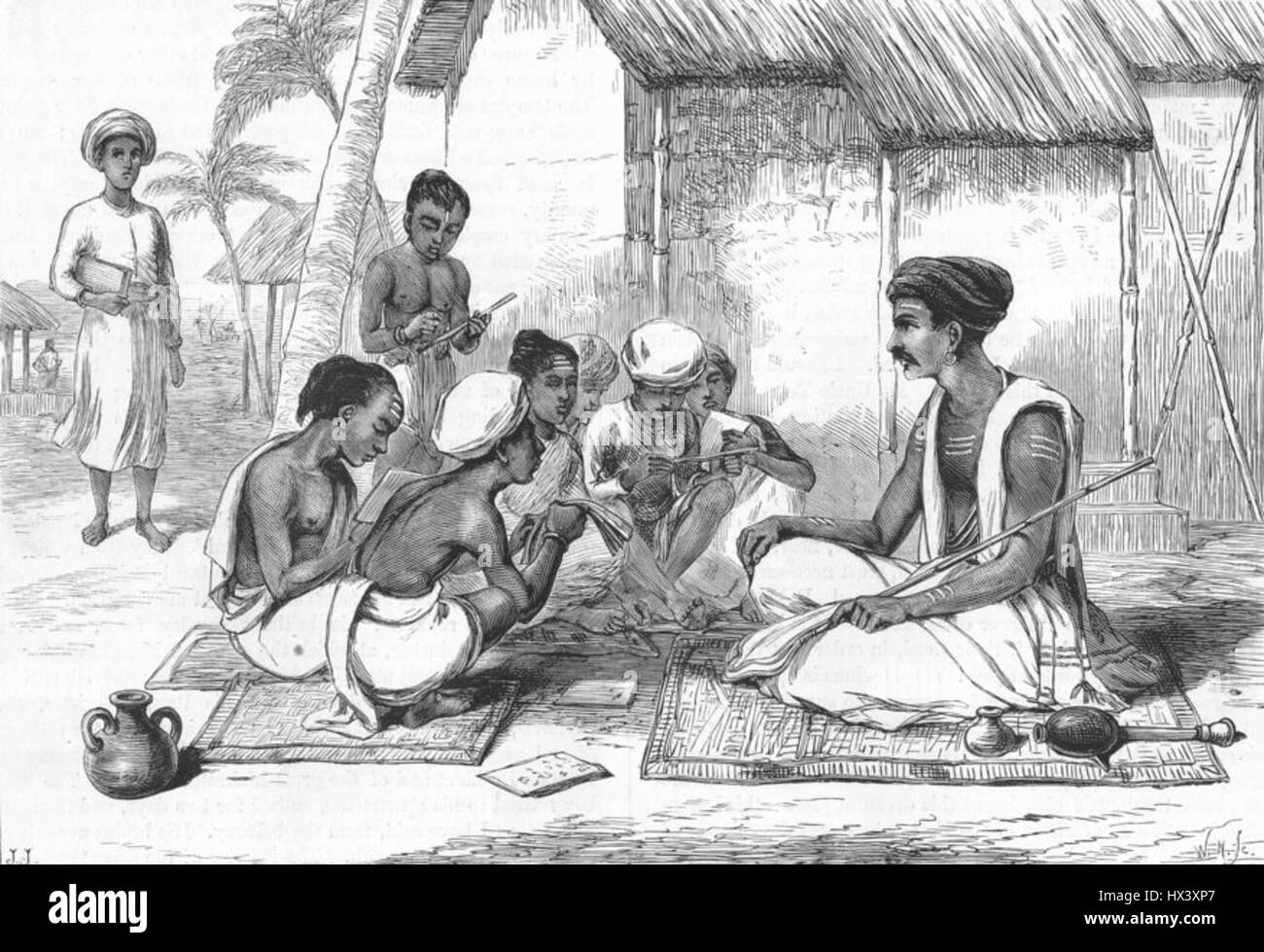 The old schoolmaster Black and White Stock Photos & Images - Alamy