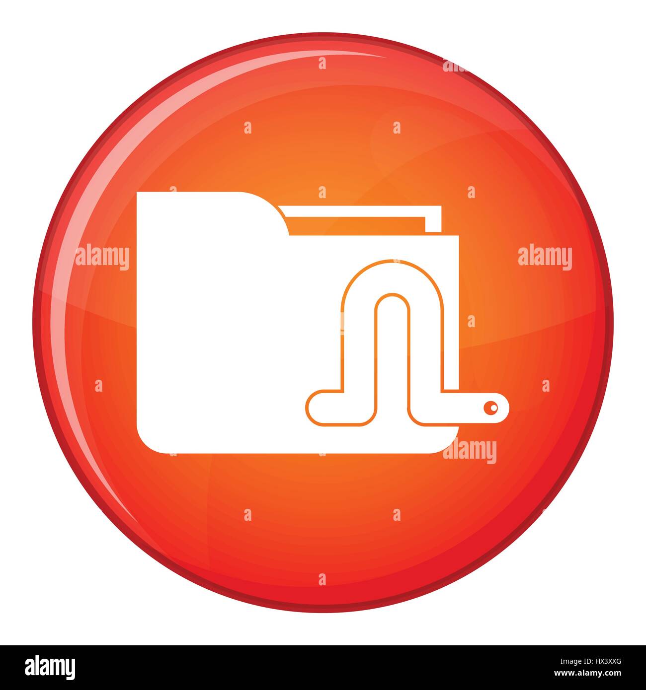 Computer worm icon, flat style Stock Vector Image & Art - Alamy