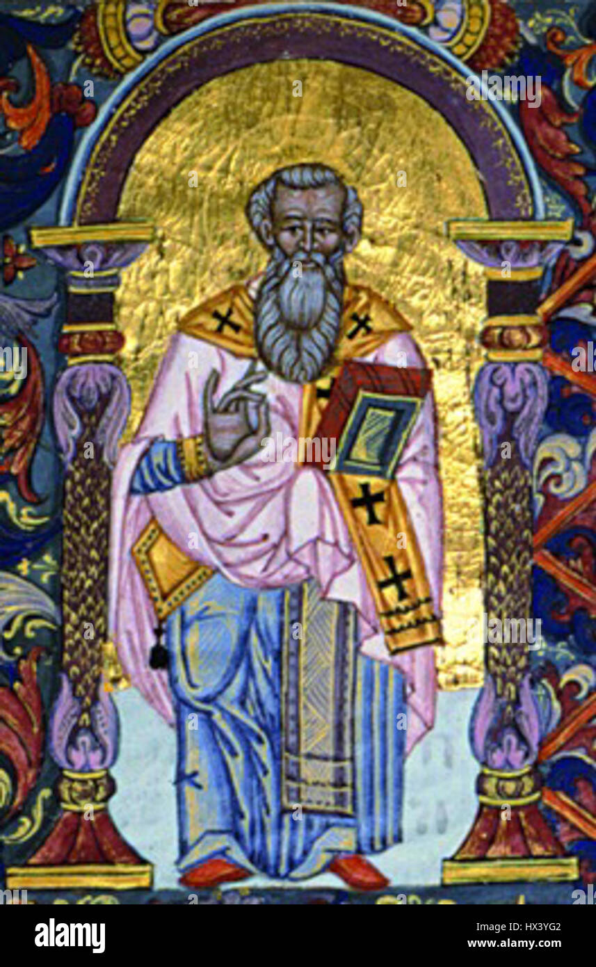 Gregorius I Magnus (miniature Stock Photo - Alamy