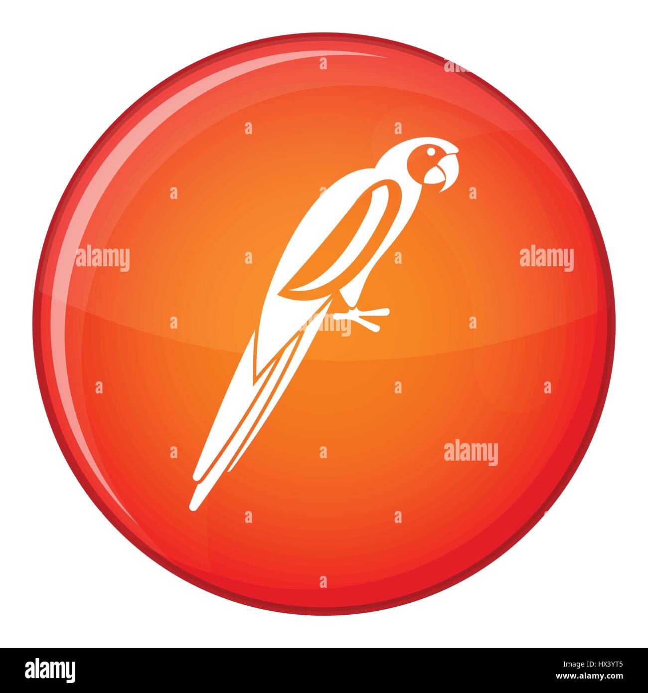 Parrot icon, flat style Stock Vector Image & Art - Alamy