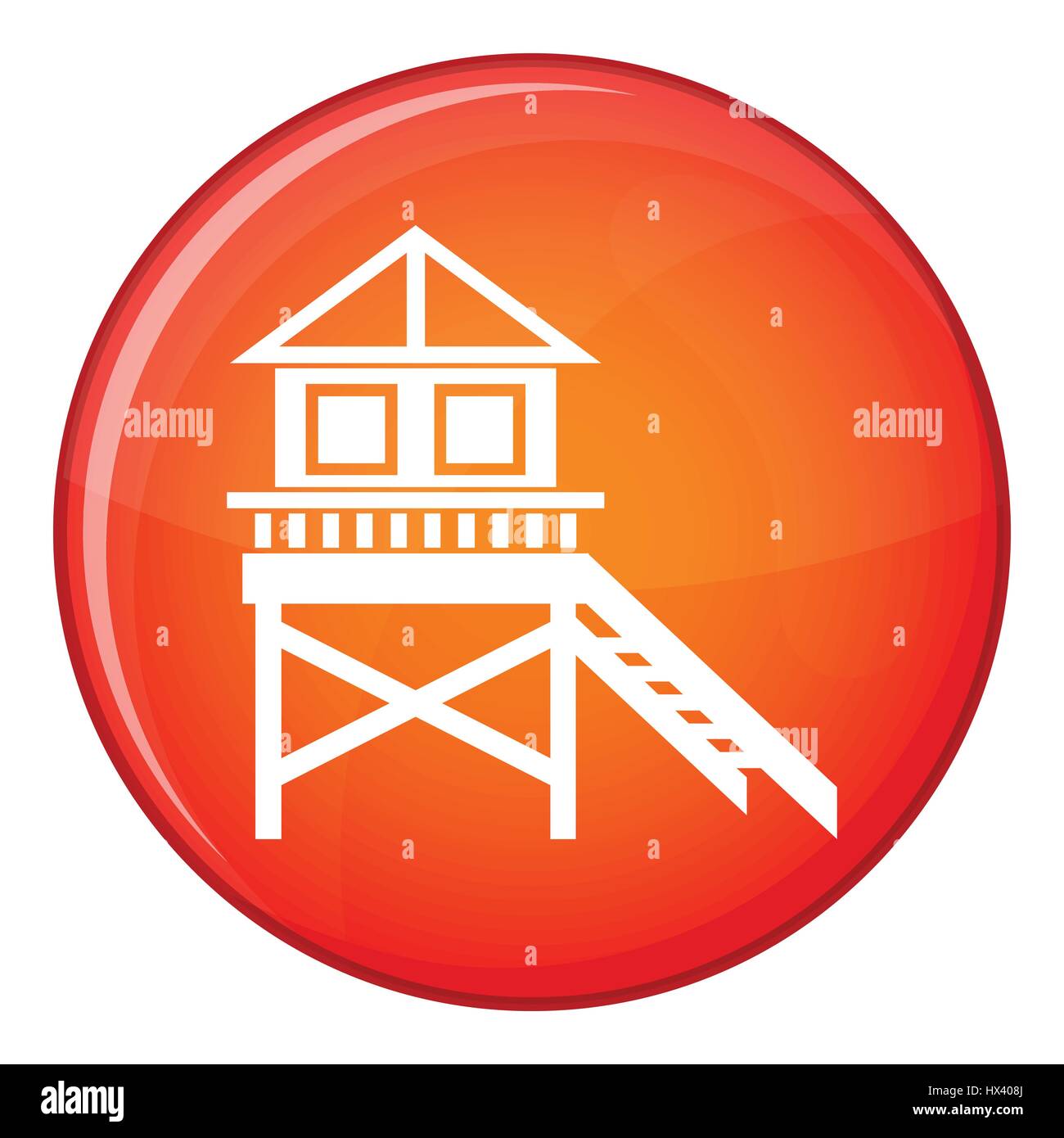 Wooden hut lake Cut Out Stock Images & Pictures - Alamy