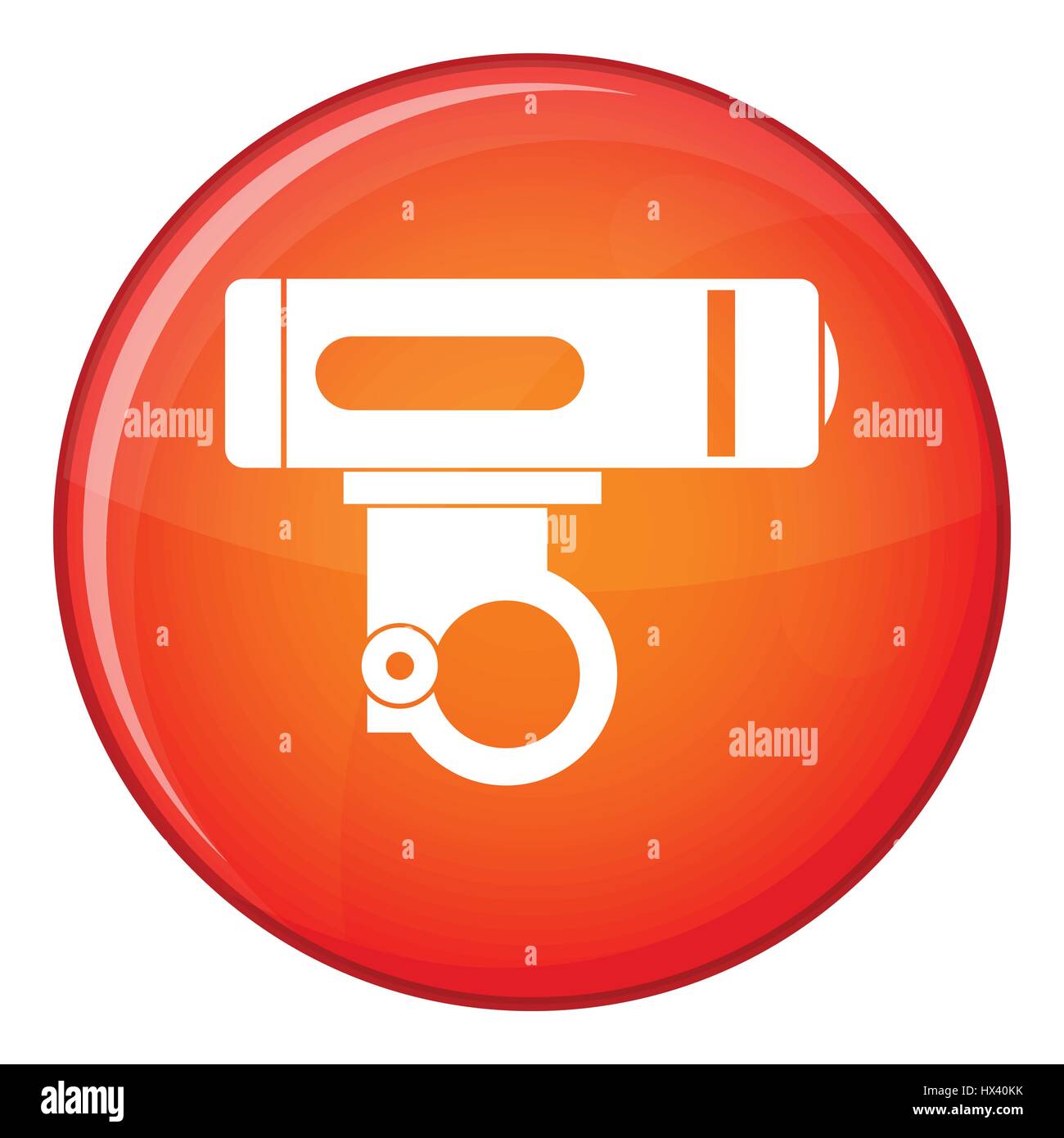 Bike light icon, flat style Stock Vector Image & Art - Alamy