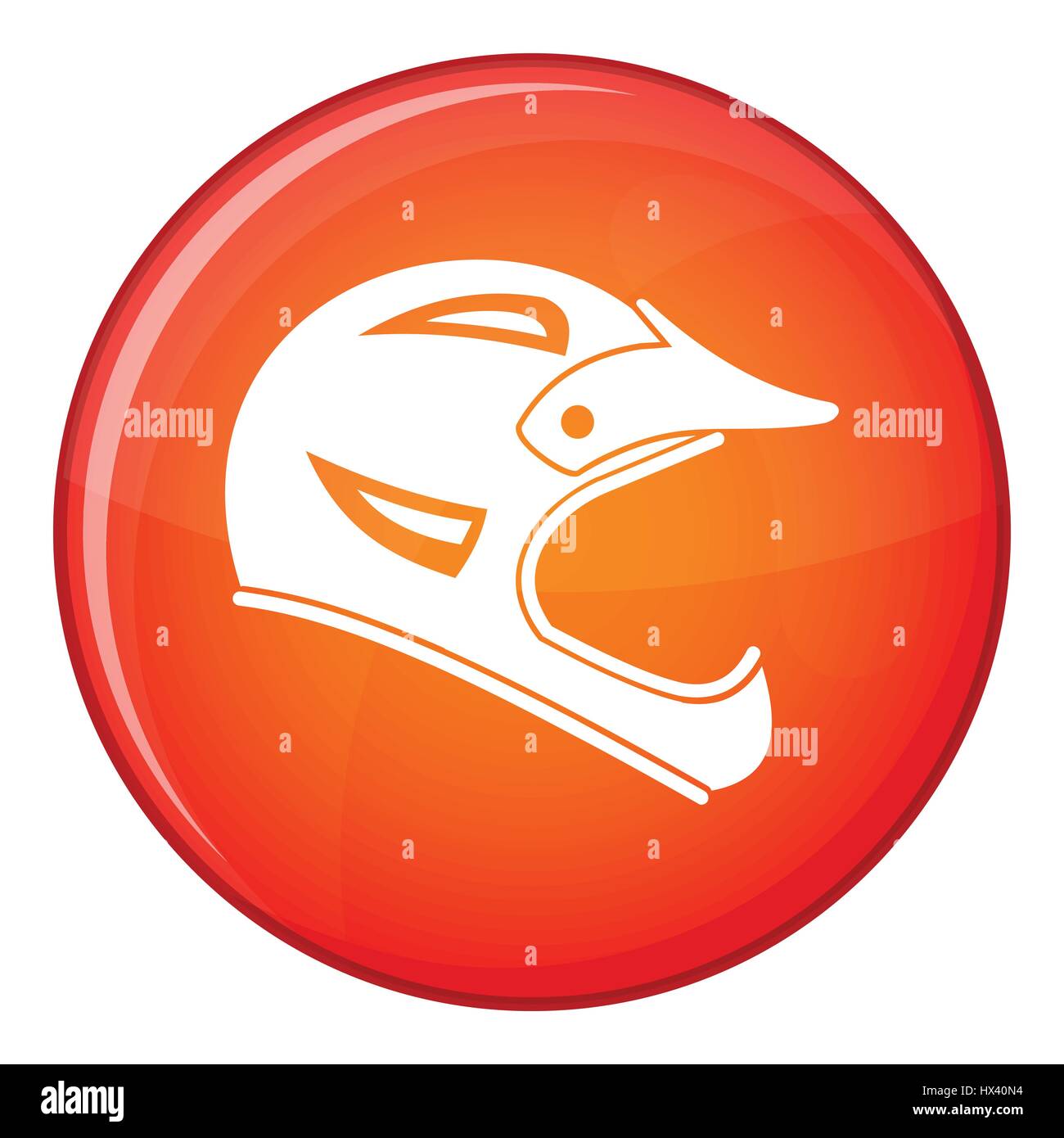 Bicycle helmet icon, flat style Stock Vector Image & Art - Alamy