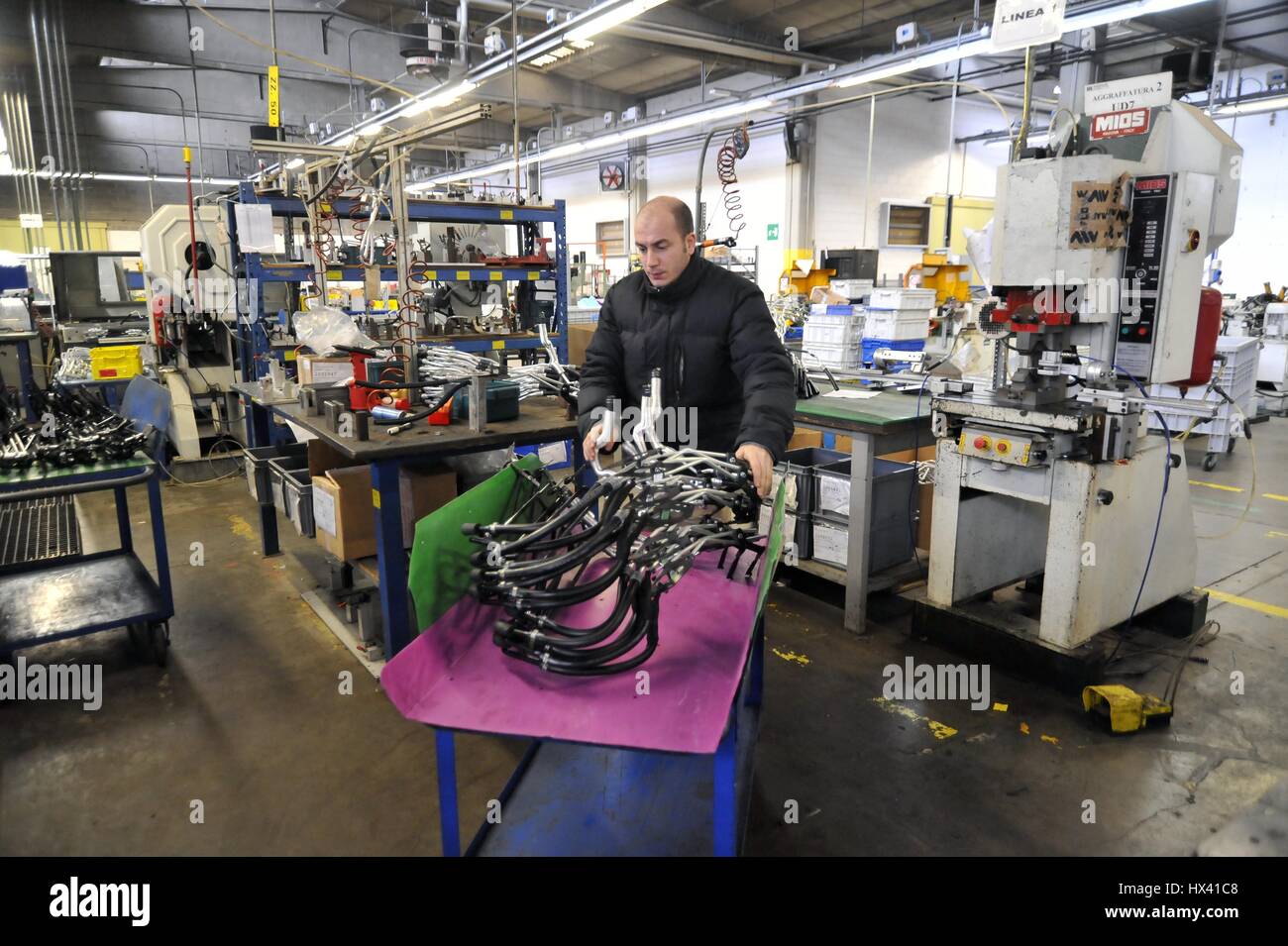 Milan (Italy) factory of components for the automotive industry Stock ...