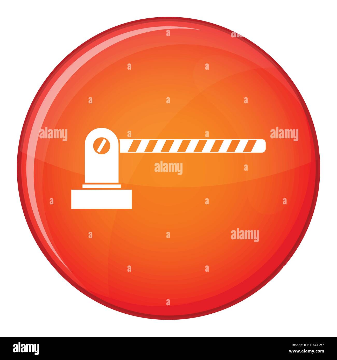 No entry sign gate Stock Vector Images - Alamy