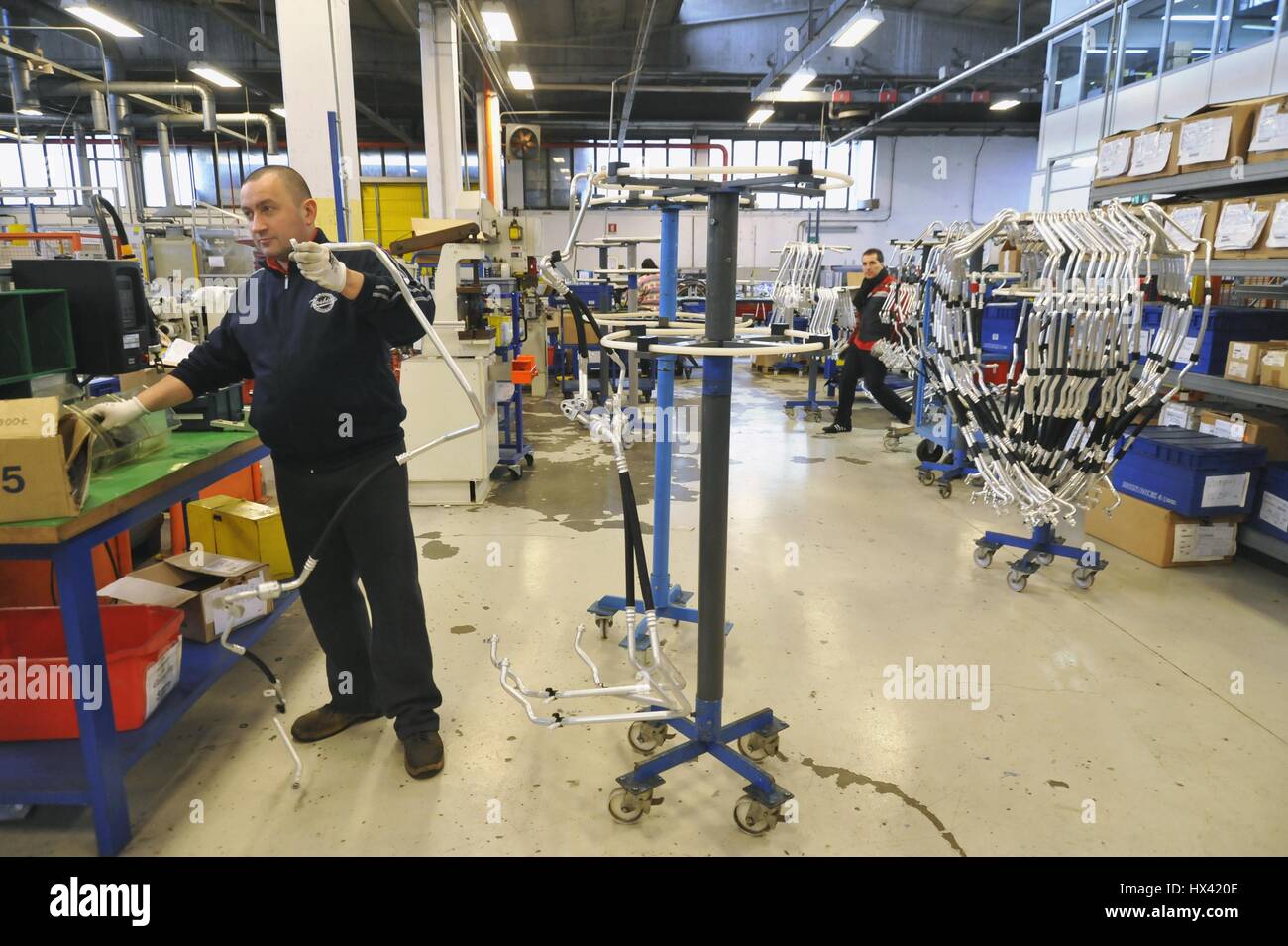 Milan (Italy) factory of components for the automotive industry Stock ...