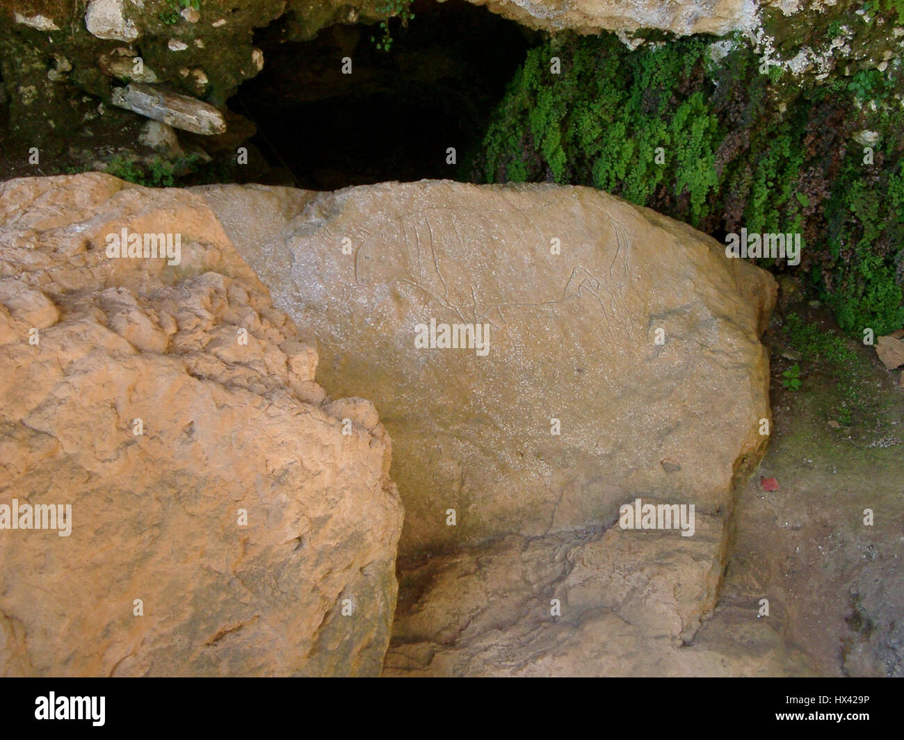 Grotta del Romito Stock Photo - Alamy