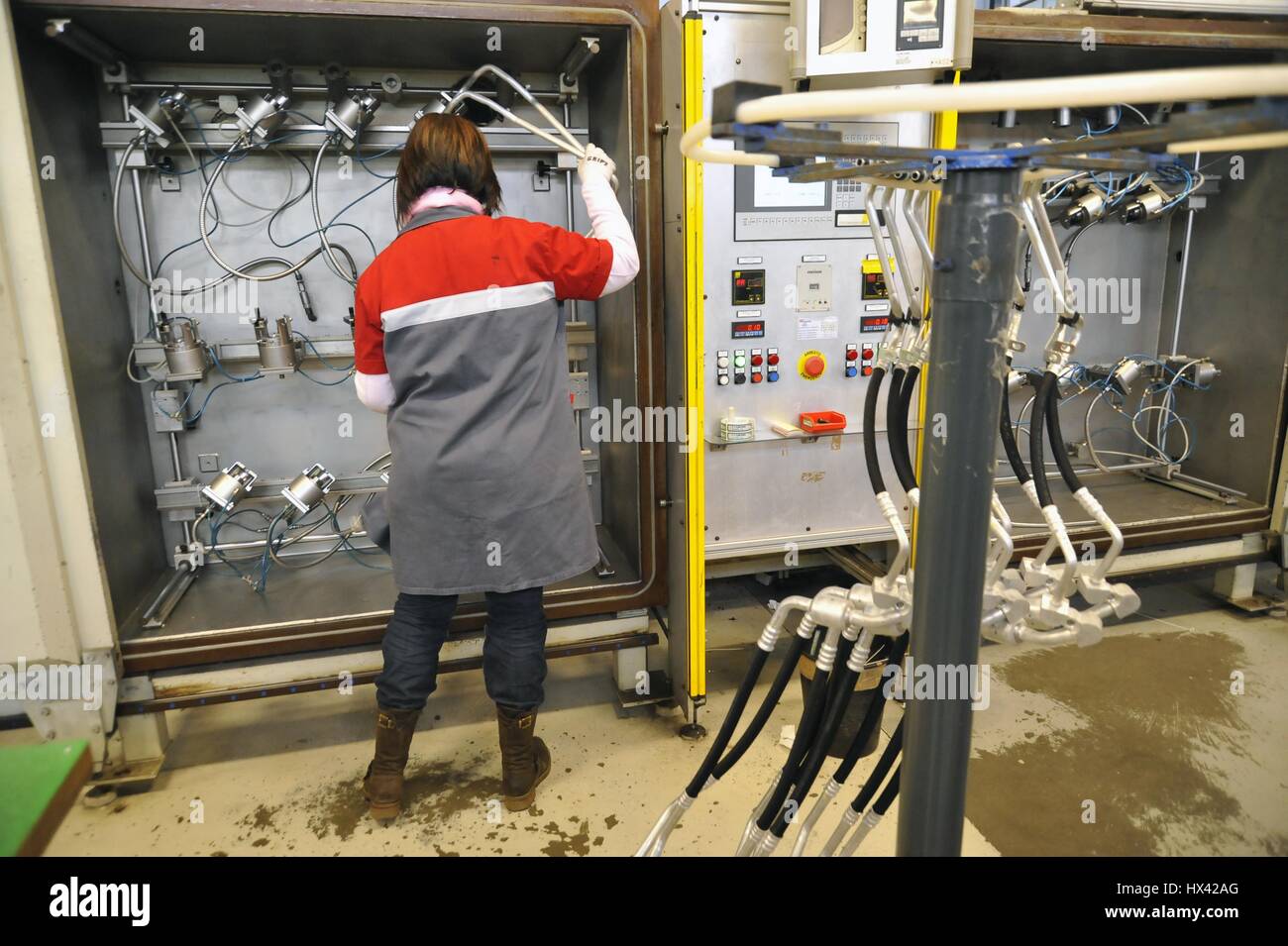 Milan (Italy) factory of components for the automotive industry Stock ...