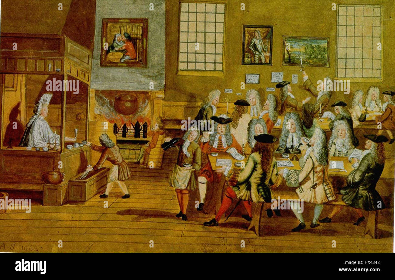 Coffee house london 17th century hi-res stock photography and images ...