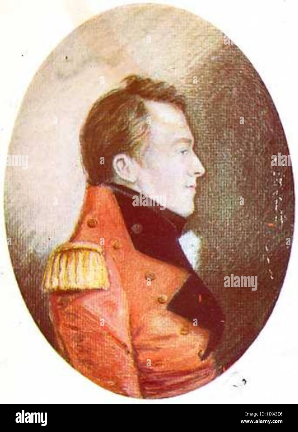 Isaac Brock portrait 1, from The Story of Isaac Brock (1908 Stock Photo ...