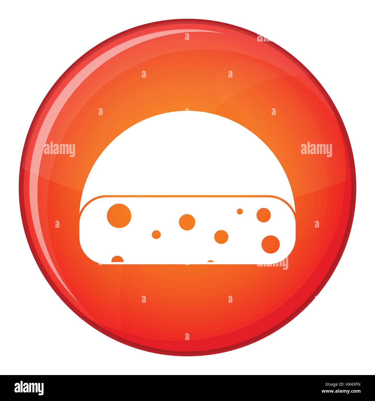 Dutch cheese icon, flat style Stock Vector Image & Art - Alamy