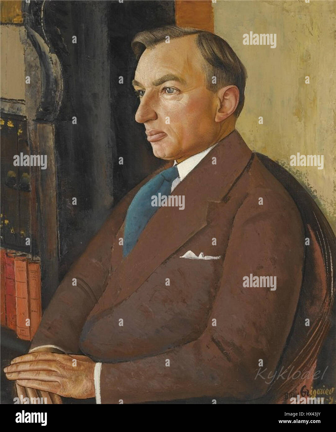 Isidor Polivnik by B.Grigoriev (1927 Stock Photo - Alamy