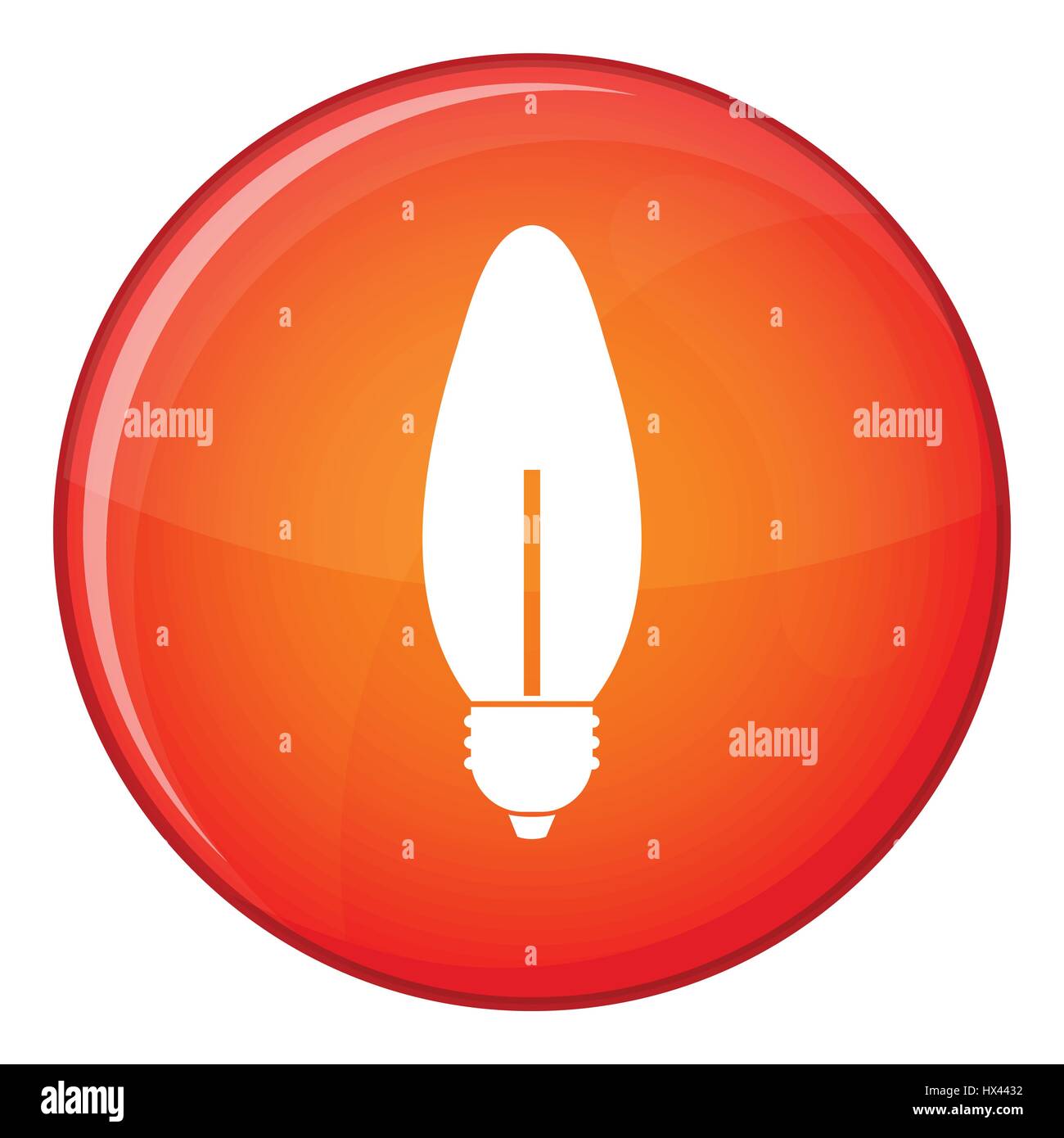 Oval shape light bulb icon Stock Vector Images - Alamy
