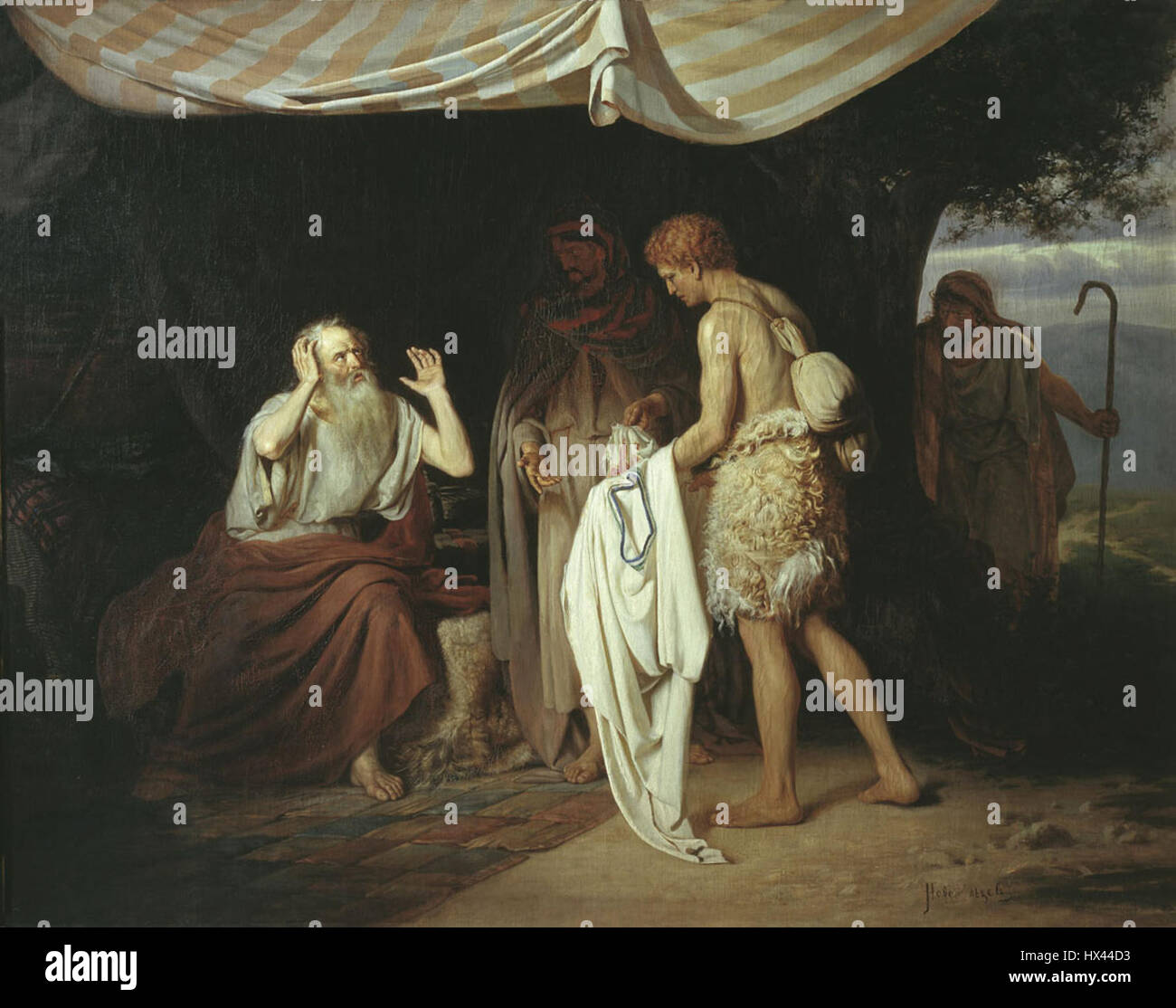 Jacob and Joseph's clothing Stock Photo - Alamy