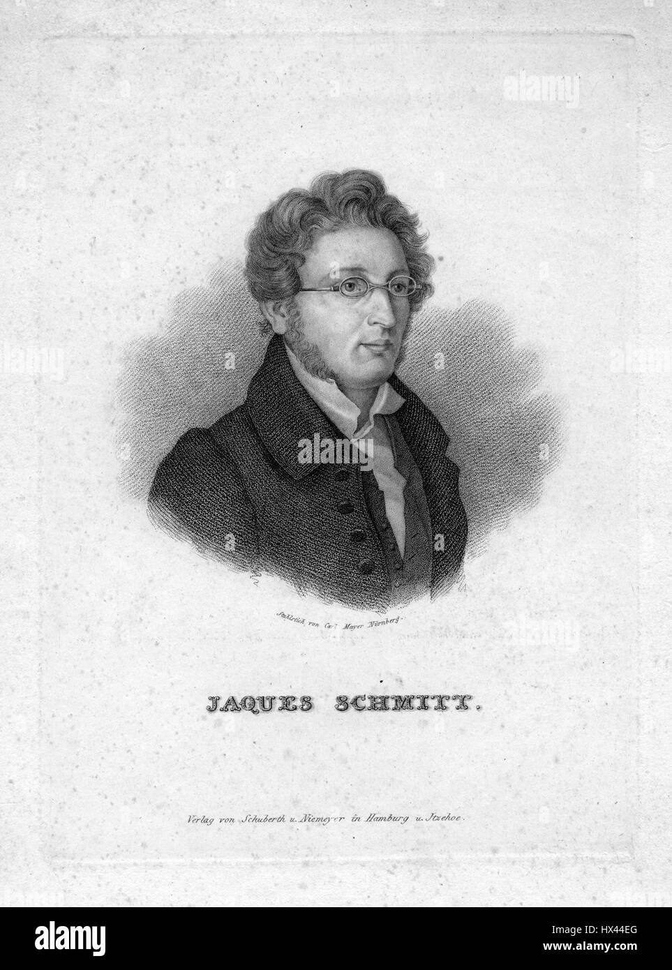 Jacob Schmitt (Komponist Stock Photo - Alamy