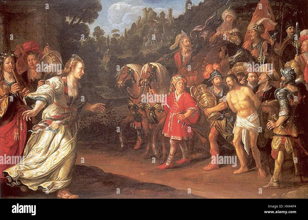 Jacob Waben The Return of Jephthah, 1625 Stock Photo - Alamy