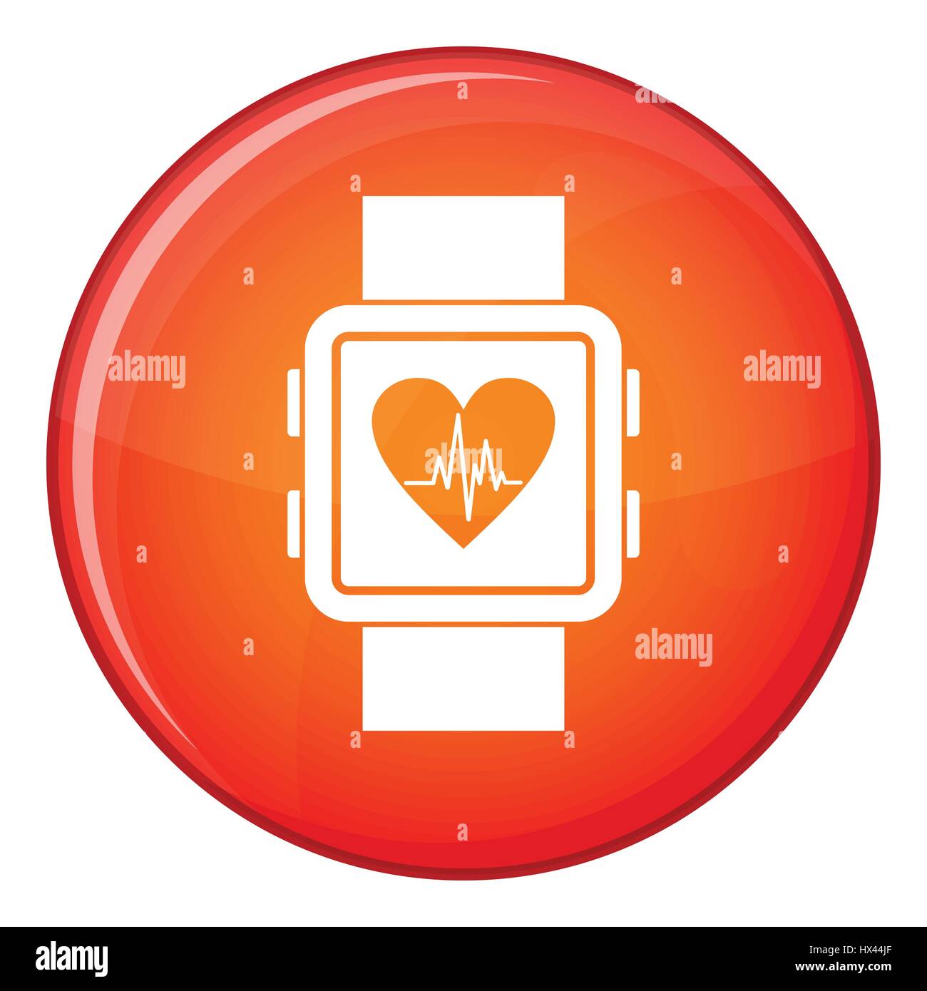 Smartwatch icon, flat style Stock Vector Image & Art - Alamy