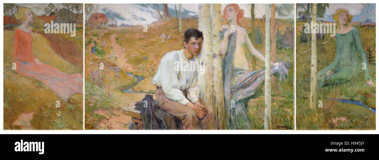 Jan Preisler Jaro (1900 Stock Photo - Alamy