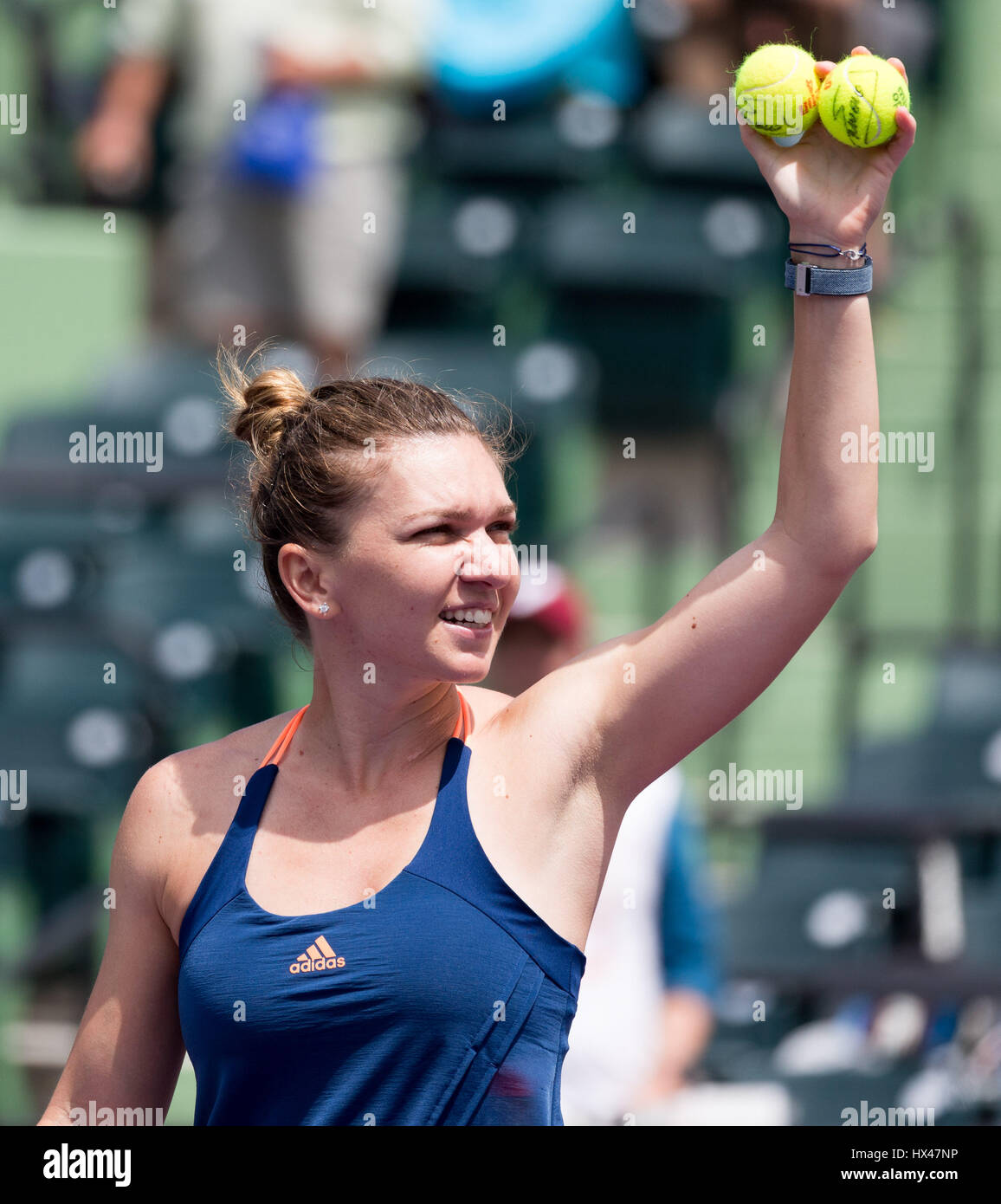 Key Biscayne, Florida, USA. 24th Mar, 2017. Simona Halep, of Romania ...