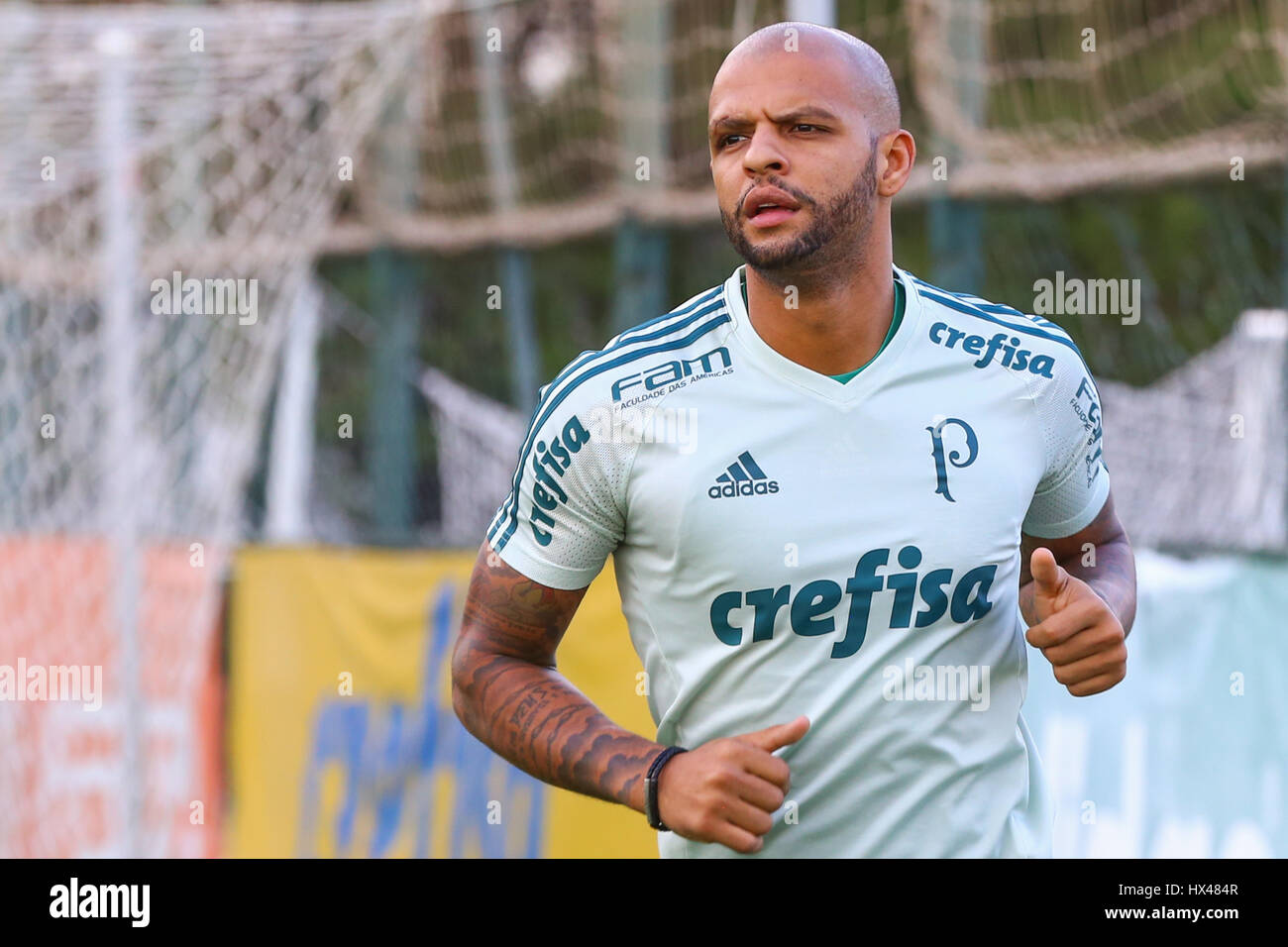 SÃO PAULO, SP - 24.03.2017: TREINO DO PALMEIRAS - In the picture the ...