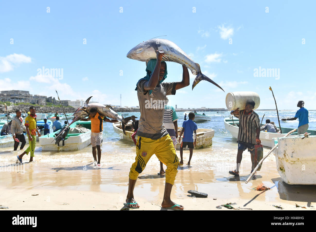 Mogadishu fish market somalia hi-res stock photography and images - Alamy
