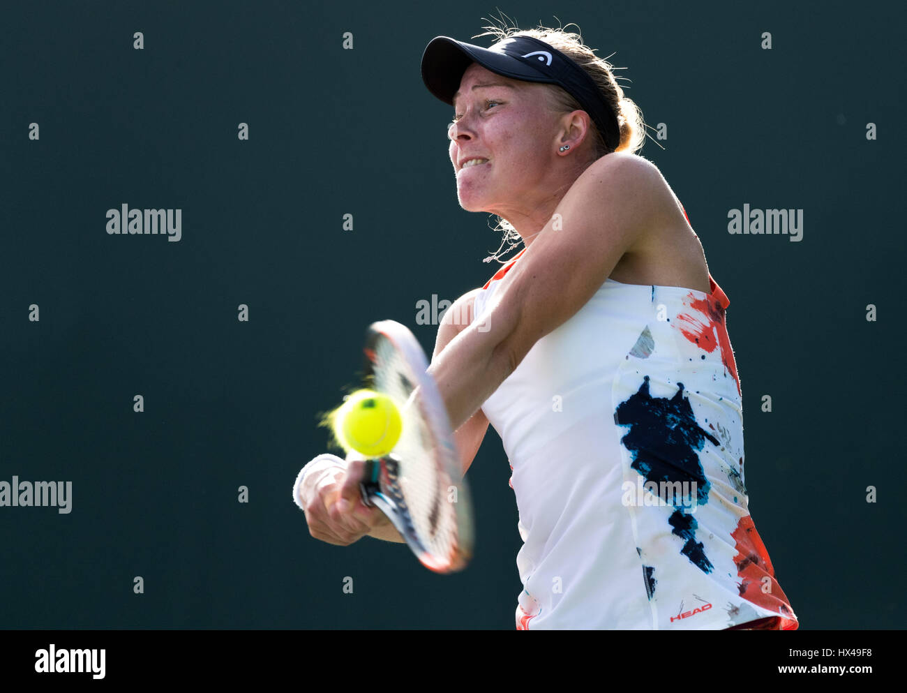 Key Biscayne, Florida, USA. 24th Mar, 2017. Johanna Larsson, of Sweden ...