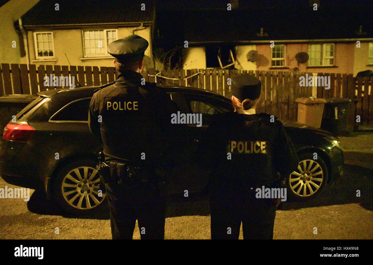 Cathedral City, Co Armagh, Northern Ireland, UK. 25th Mar, 2017. PSNI ...