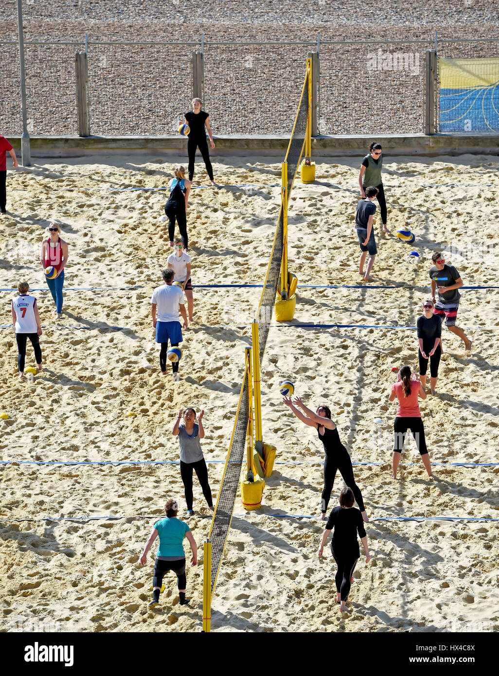 Yellowave beach volleyball courts hi-res stock photography and images ...