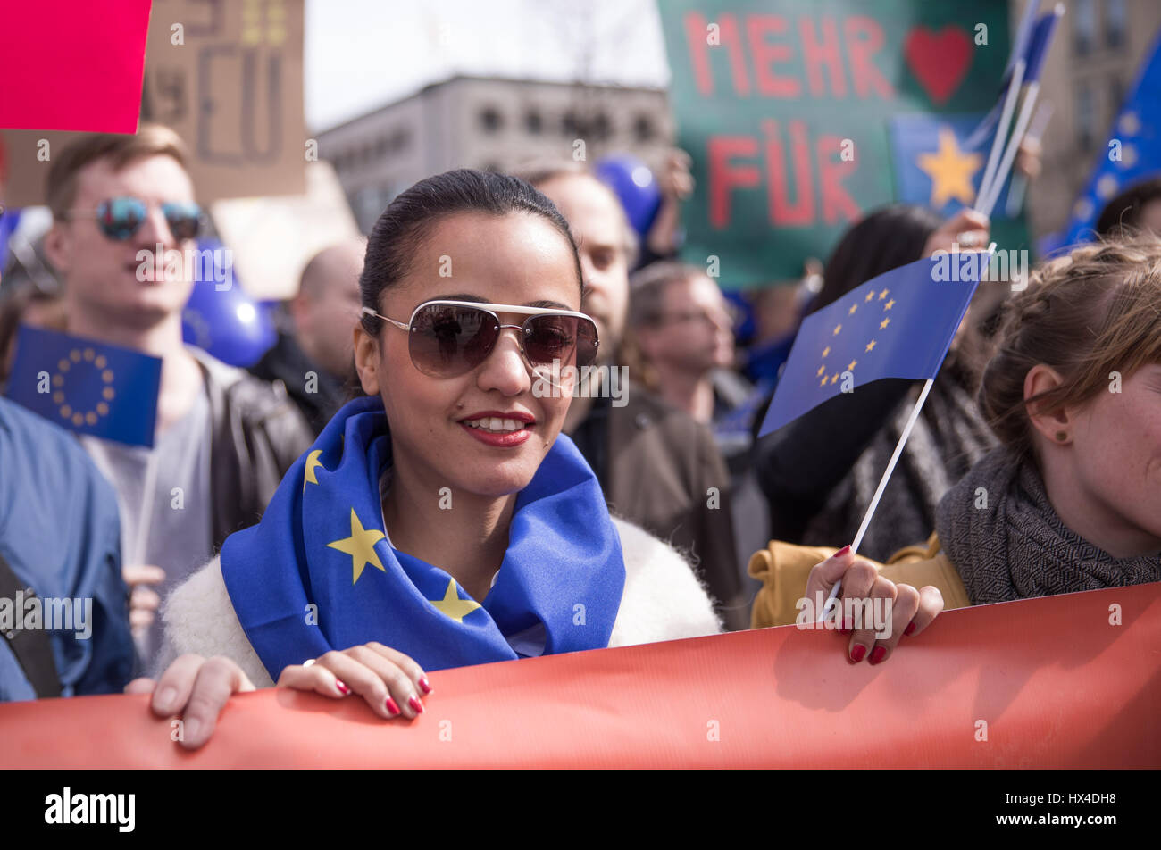 Berlin, Germany. 25th Mar, 2017. State secretary Sawsan Chebli can be ...