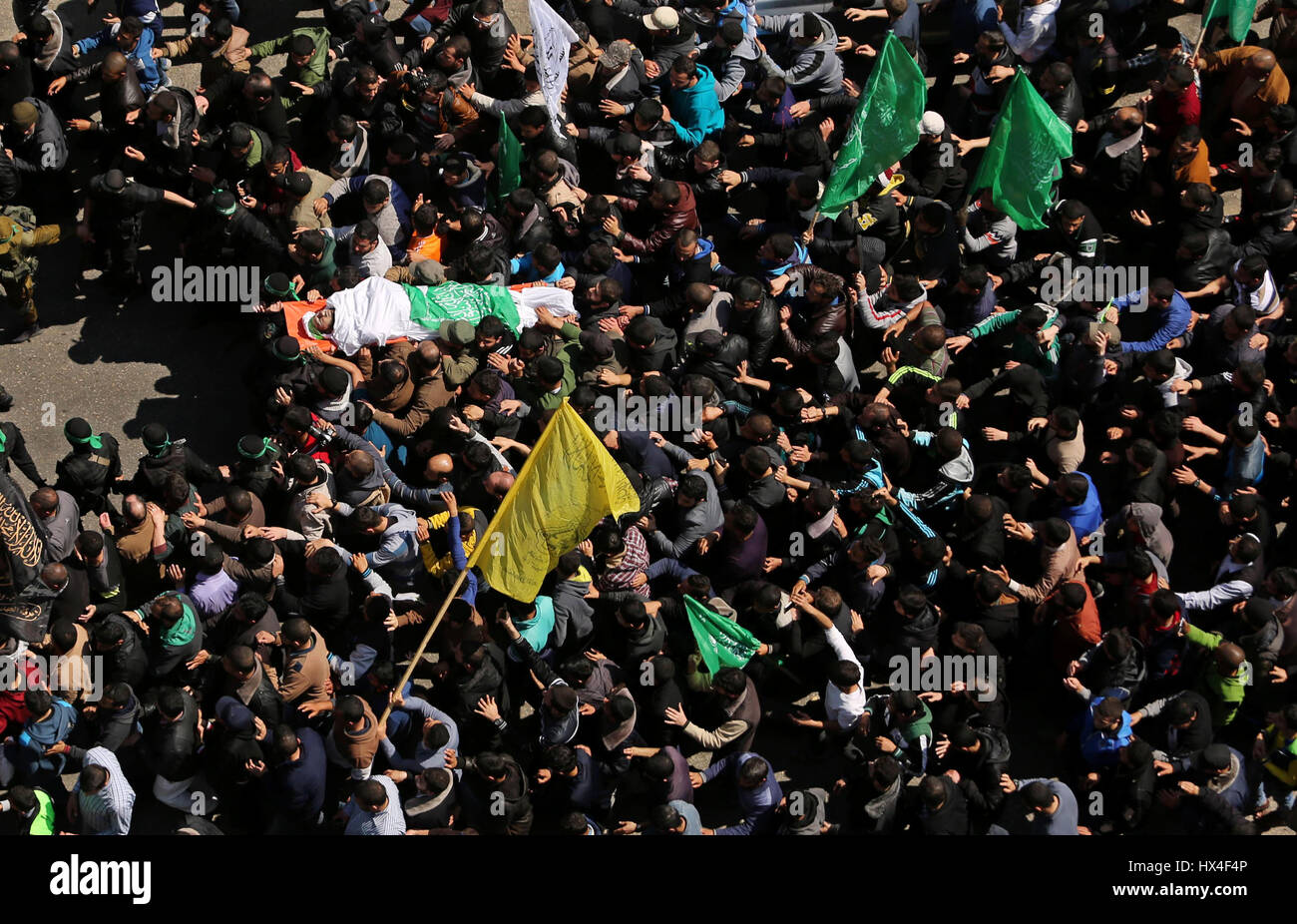 Gaza City, Gaza Strip, Palestinian Territory. 25th Mar, 2017. Members ...