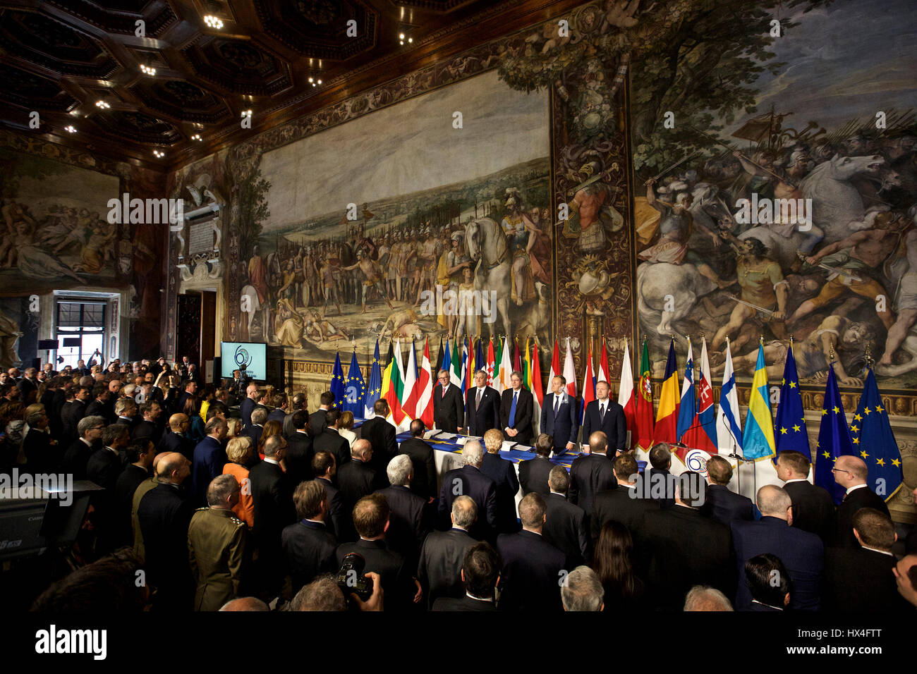 Signing treaty of rome hi-res stock photography and images - Alamy