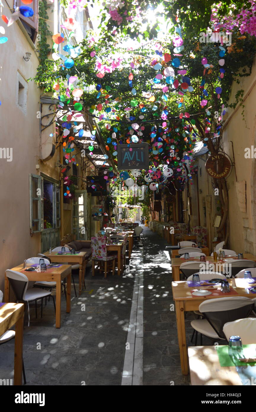 Avli crete hi-res stock photography and images - Alamy