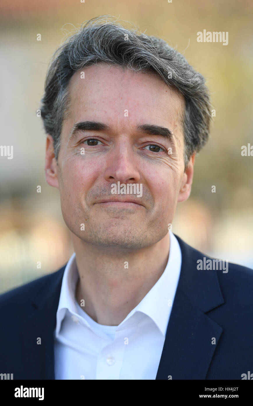 Schwetzingen, Germany. 25th Mar, 2017. Alexander Mitsch, chairman of ...