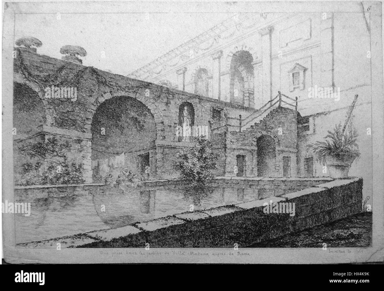 Jean Claude Richard de Saint Non 1765 Stock Photo - Alamy