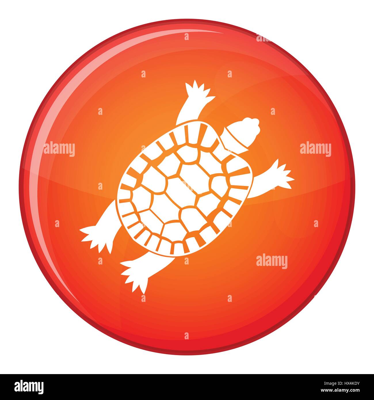 Turtle icon, flat style Stock Vector Image & Art - Alamy