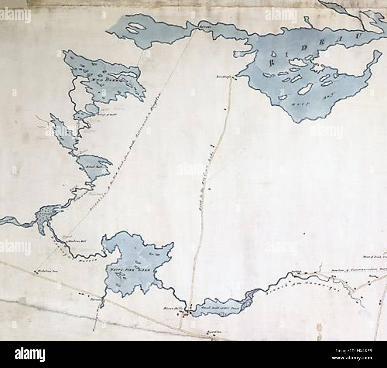 Jebb map2 e002342777 print 1816 Survey Stock Photo - Alamy
