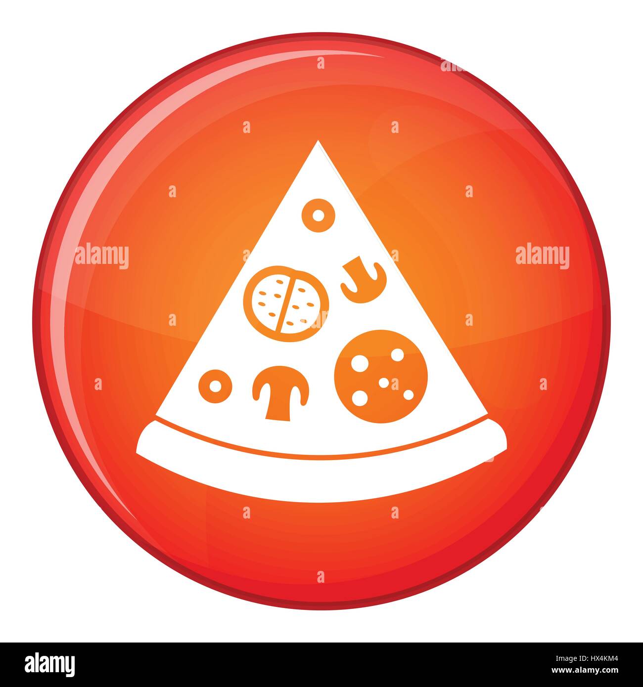 Slice of pizza, simple style Stock Vector Image & Art - Alamy