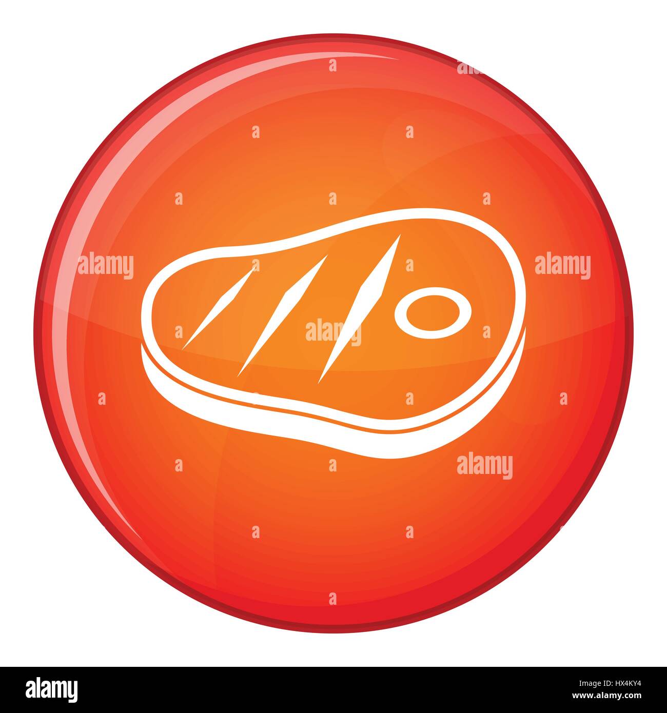 Seared beef steak Stock Vector Images - Alamy