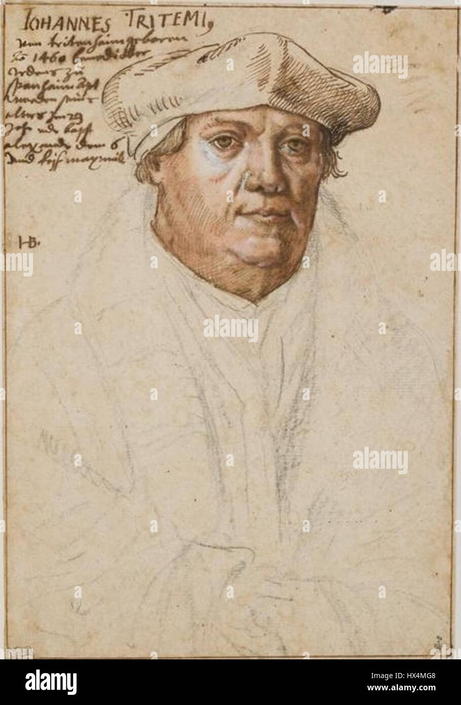 Johannes Trithemius 1 Stock Photo - Alamy