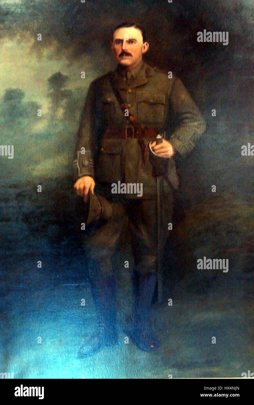 John Rolls in Monmouth Library Stock Photo - Alamy