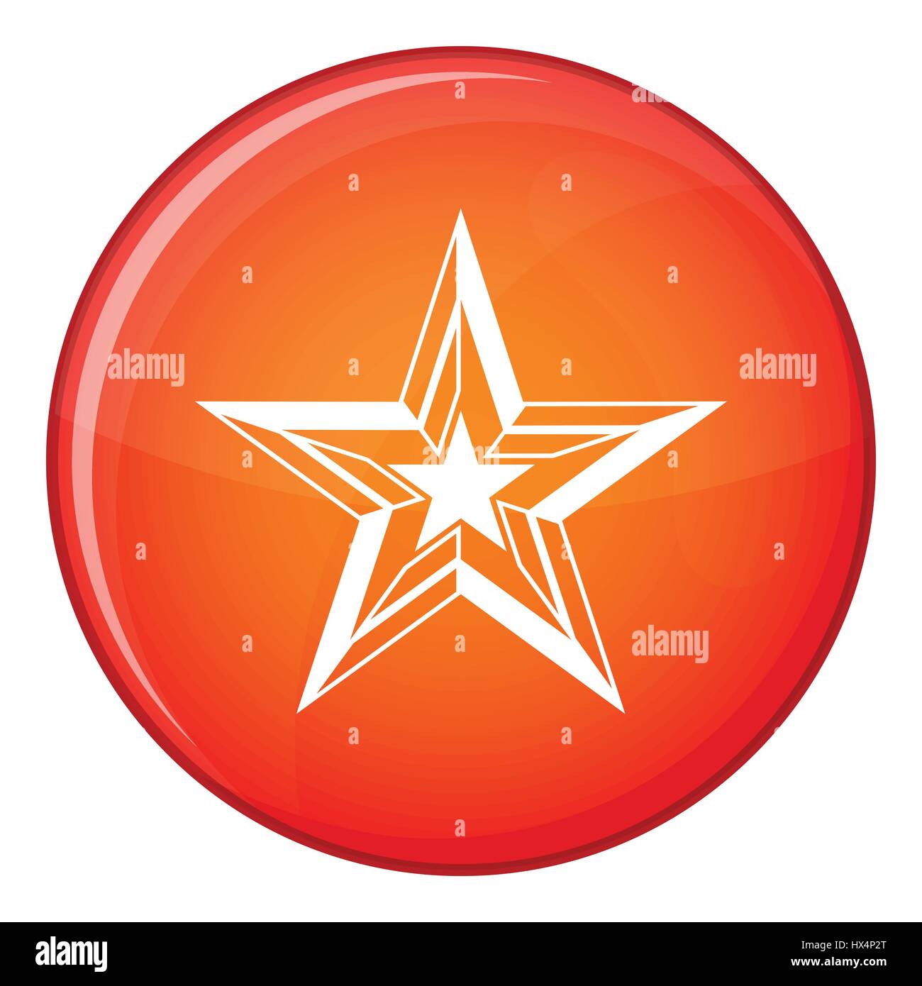 Star icon, flat style Stock Vector Image & Art - Alamy