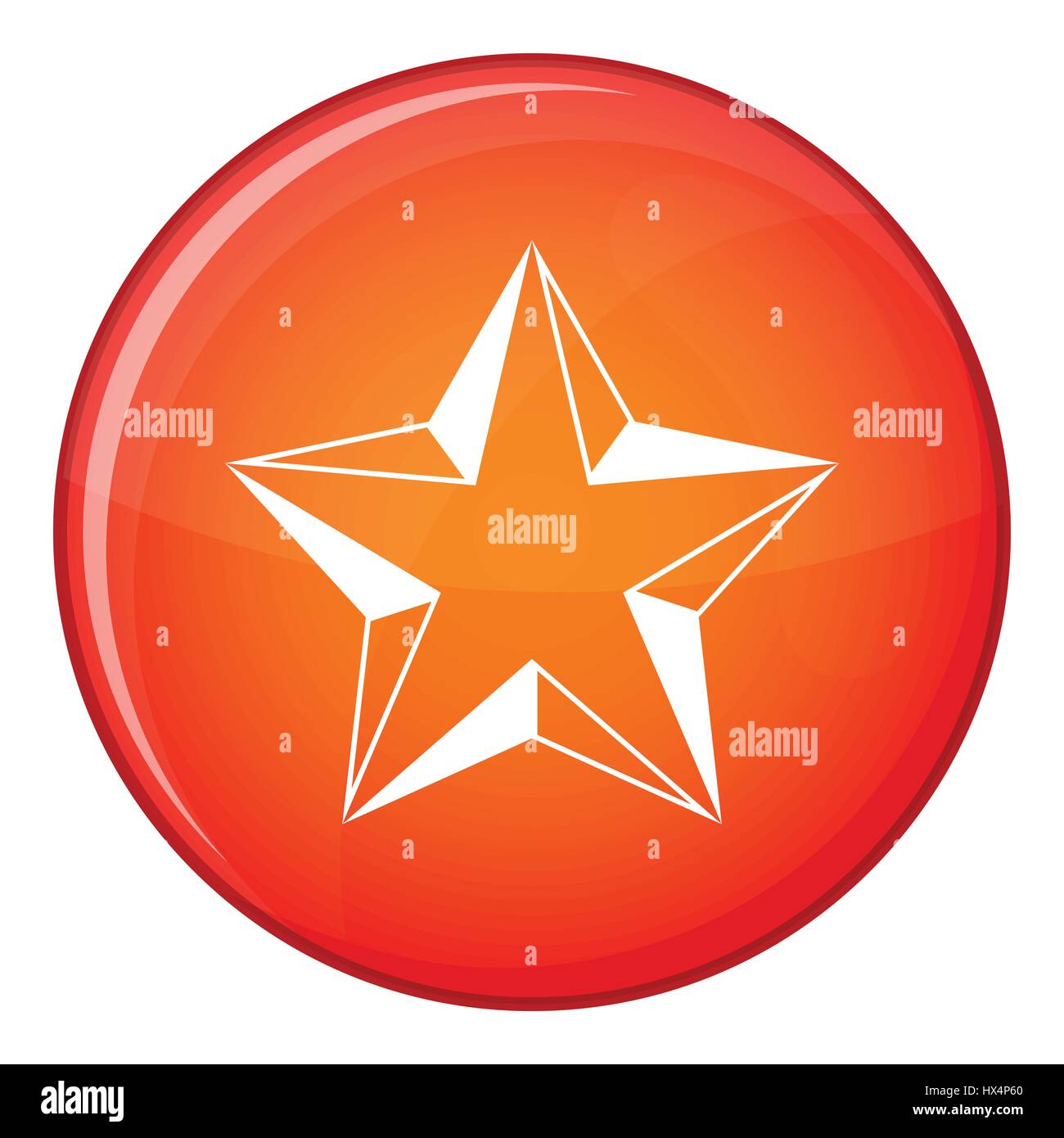 Star icon, flat style Stock Vector Image & Art - Alamy