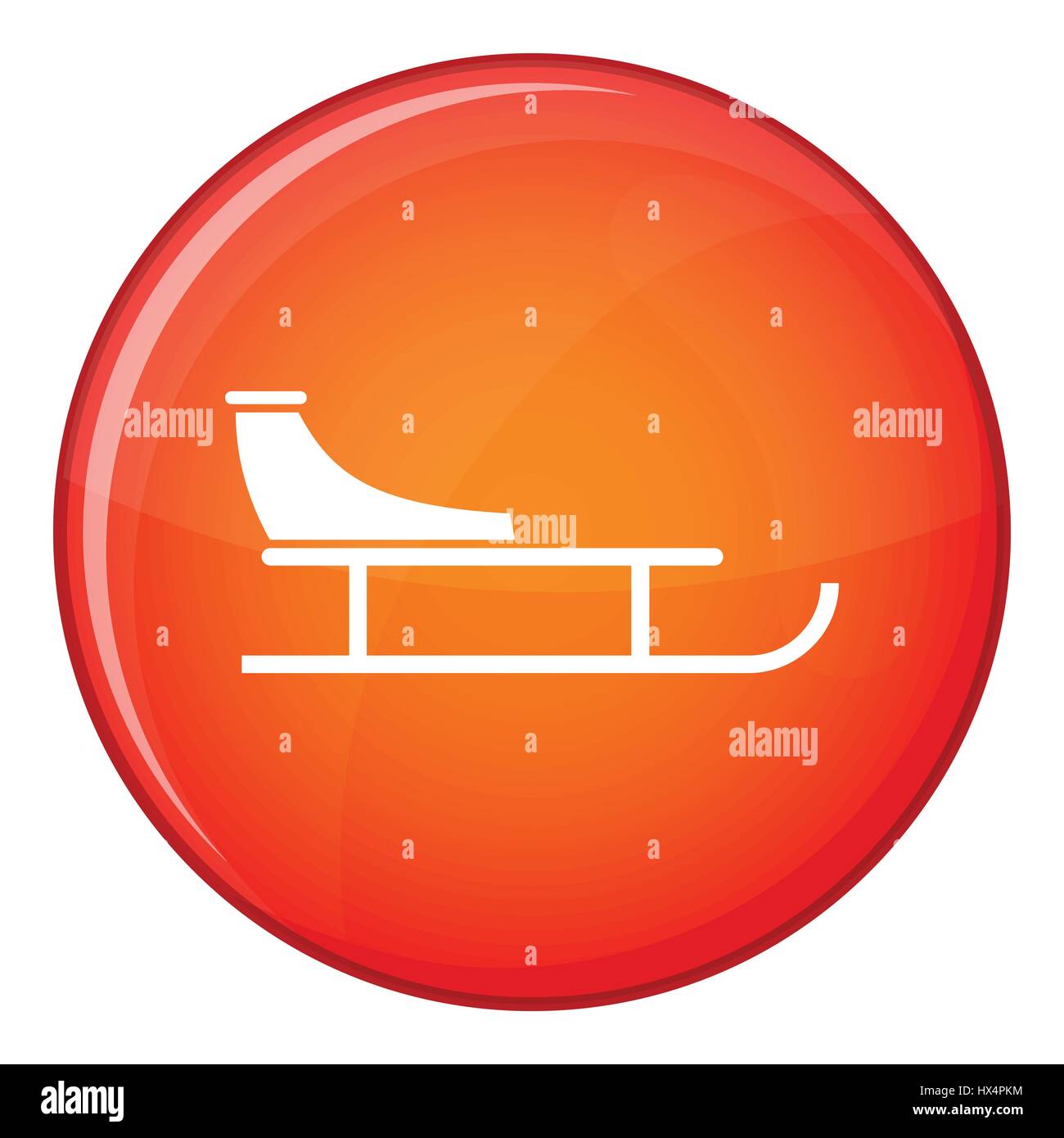 Retro wooden sled Stock Vector Images - Alamy