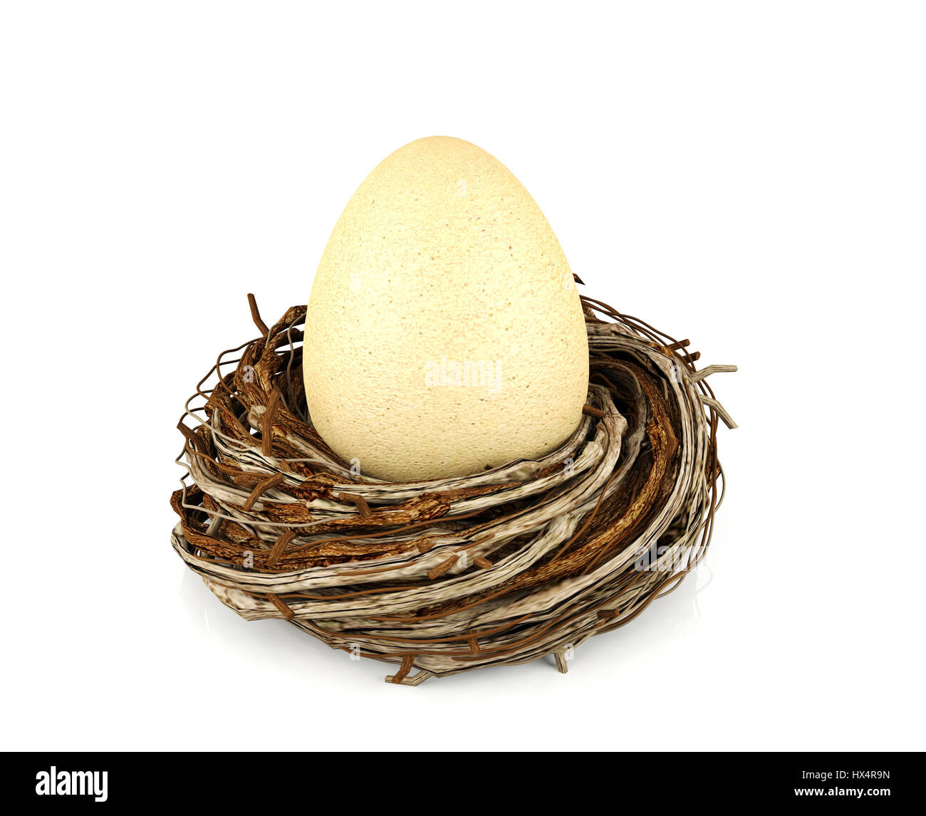Hen egg nest hi-res stock photography and images - Alamy